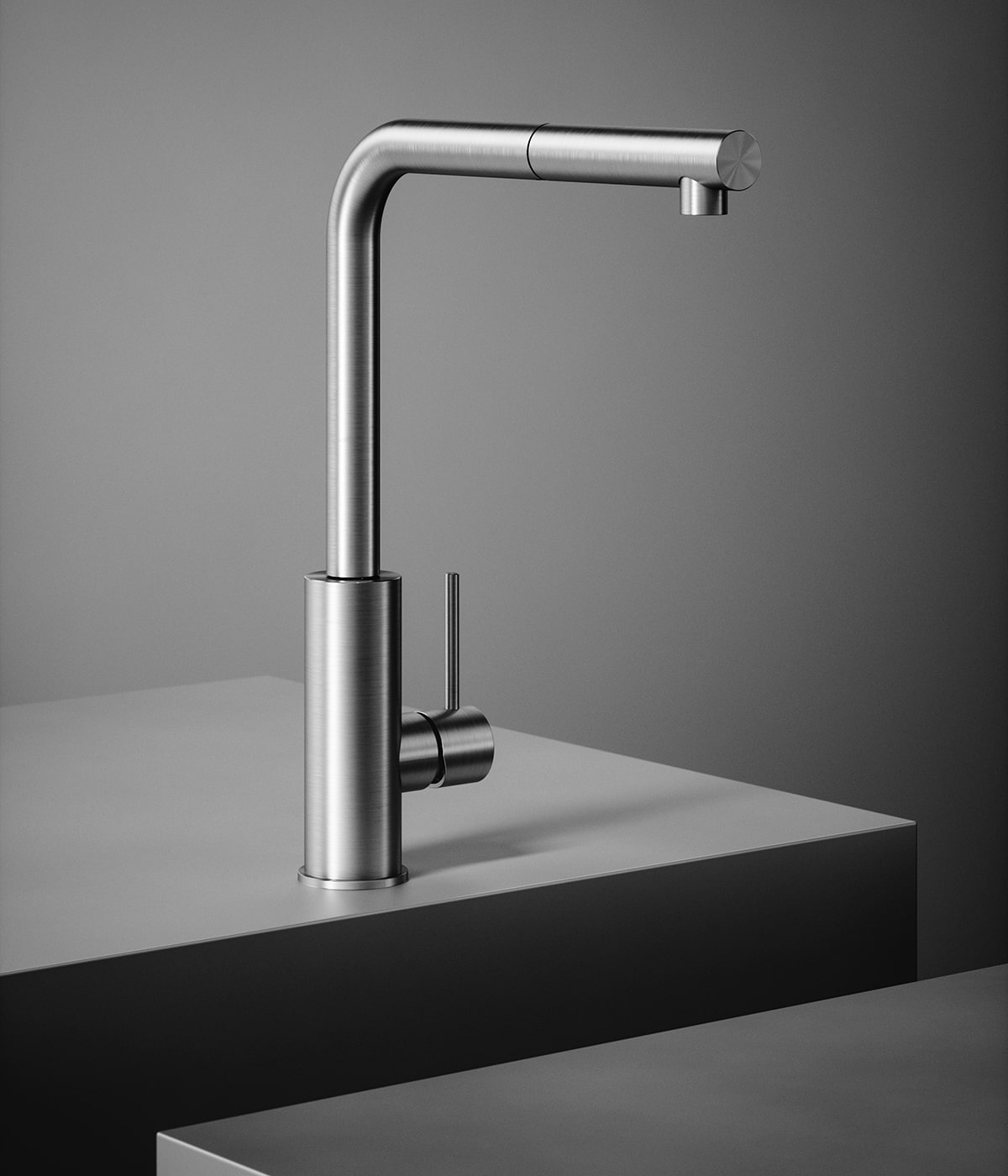 Inox: Stainless Steel Kitchen Faucets | QuadroDesign